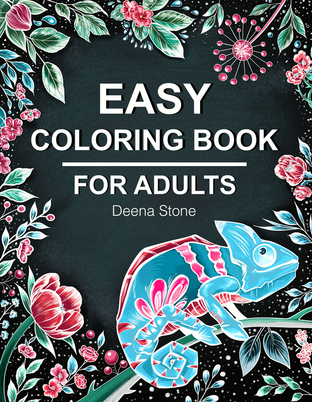 Easy Coloring Book For Adults - Deena Stone